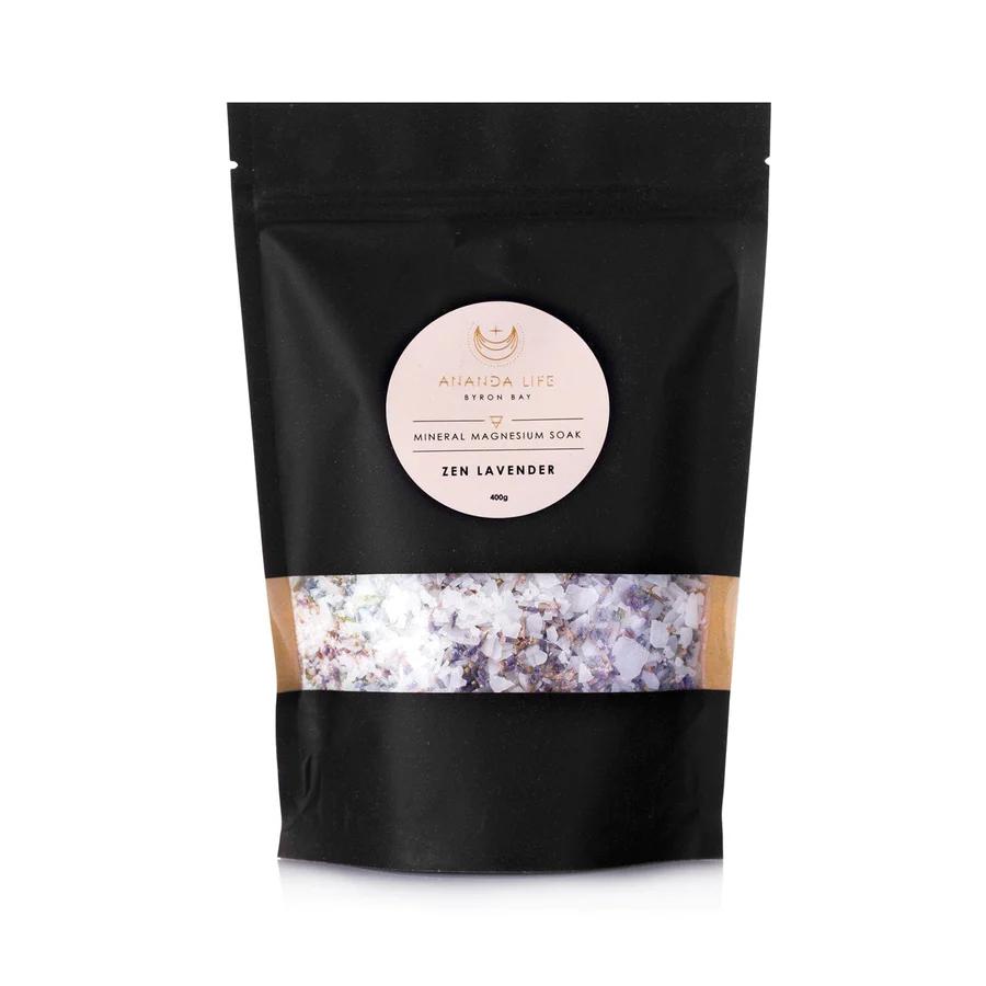 Ananda Life Mineral Magnesium Soak Zen Lavender - Wellness Nutrition ...