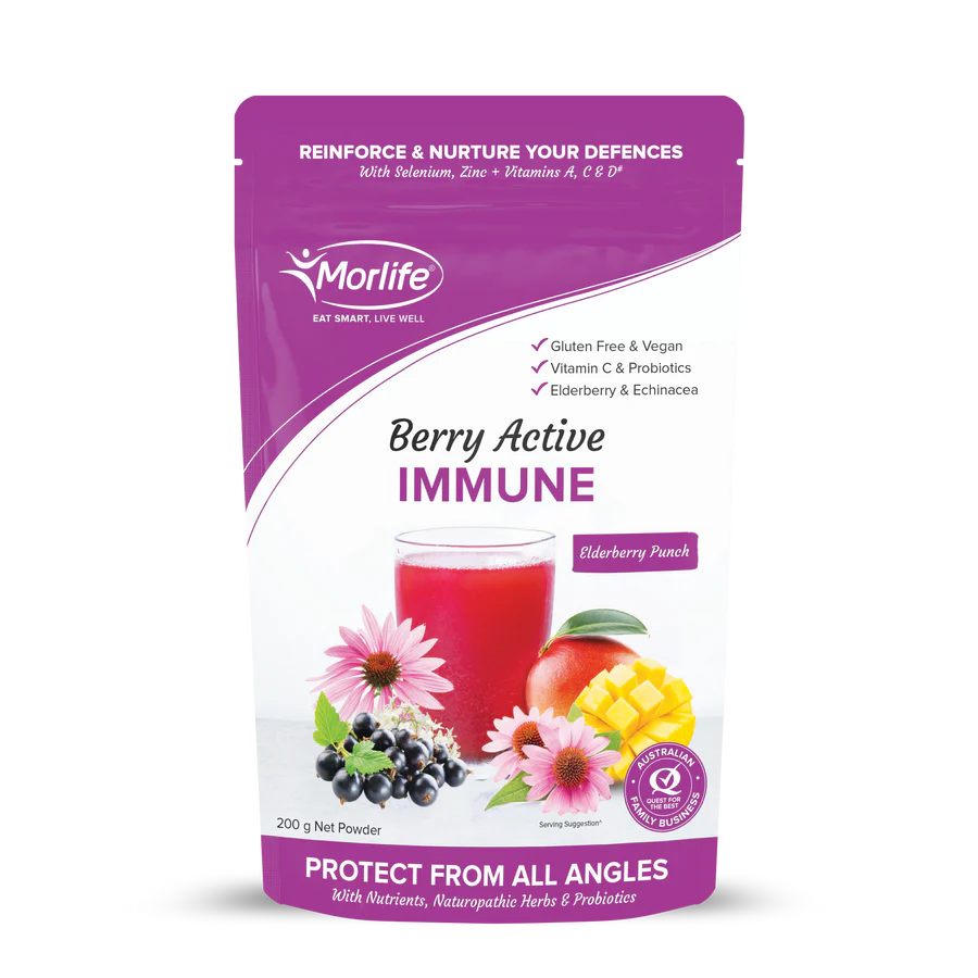 Morlife Berry Active Immune Elderberry Punch - Wellness Nutrition ...