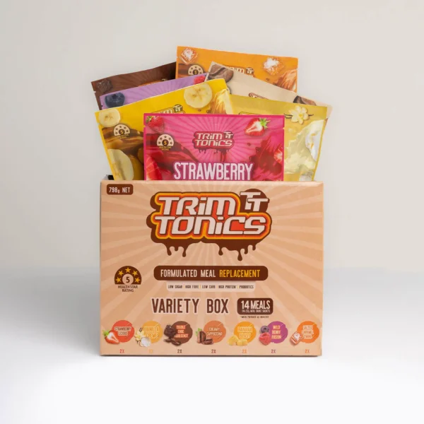 Trim Tonics Sachet Variety Box 14 Meals - Wellness Nutrition Middle Park